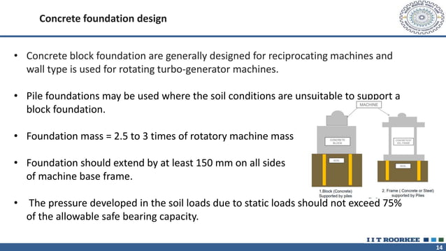 Machine foundations | PPTX