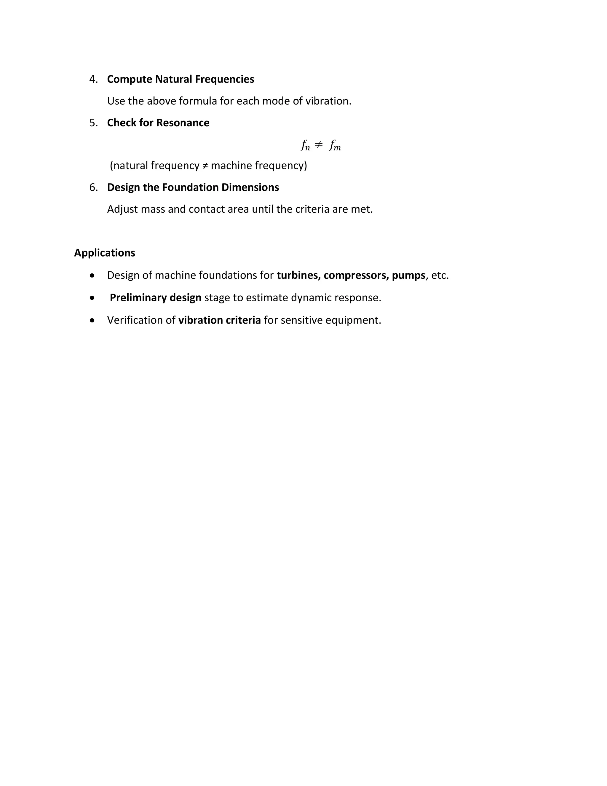 Machine foundation notes for civil engineering students | PDF