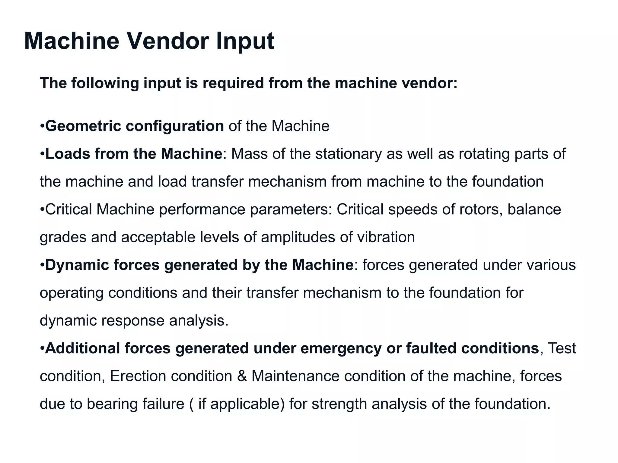Machine Foundation Design | PDF