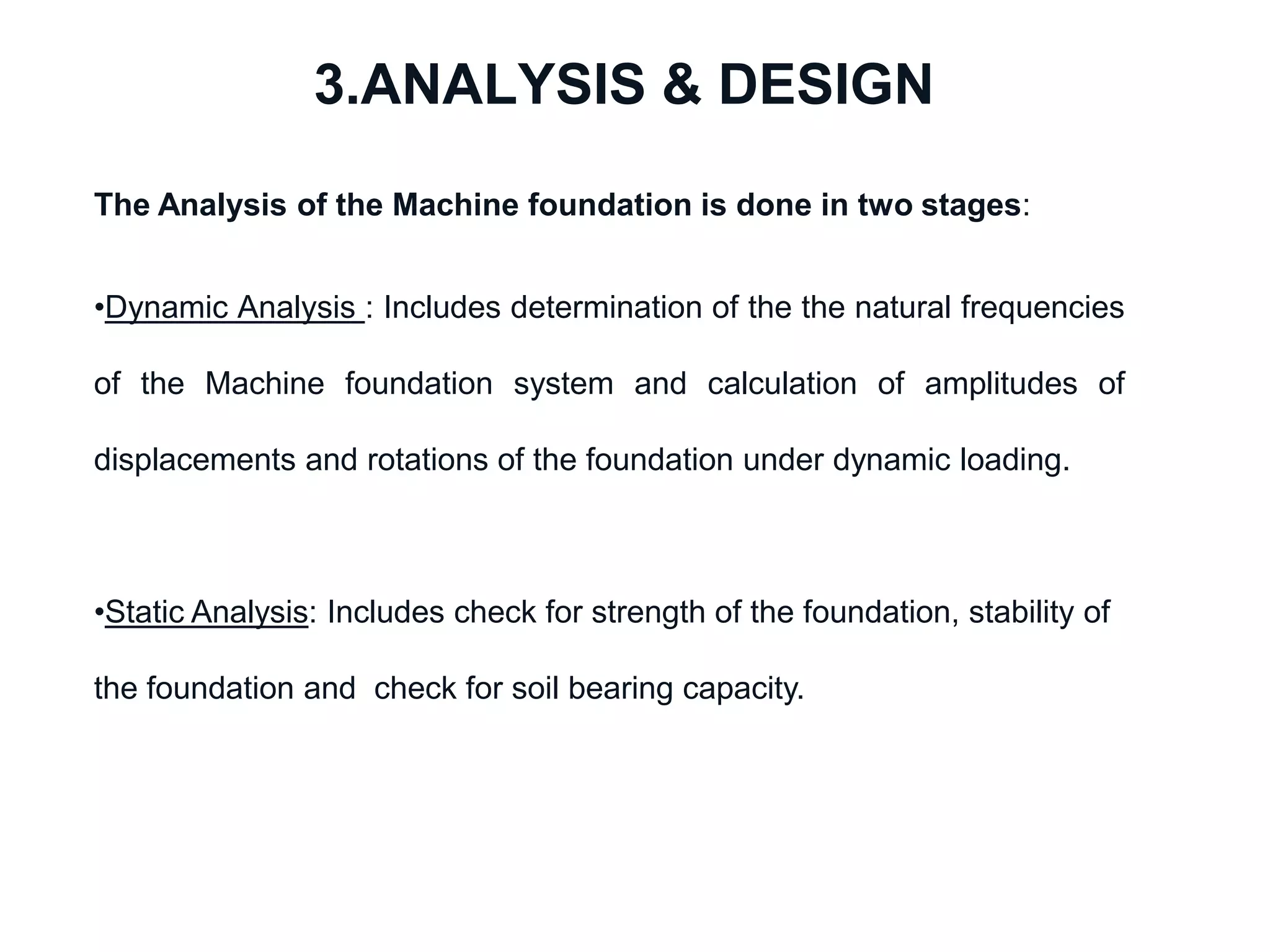Machine Foundation Design | PDF