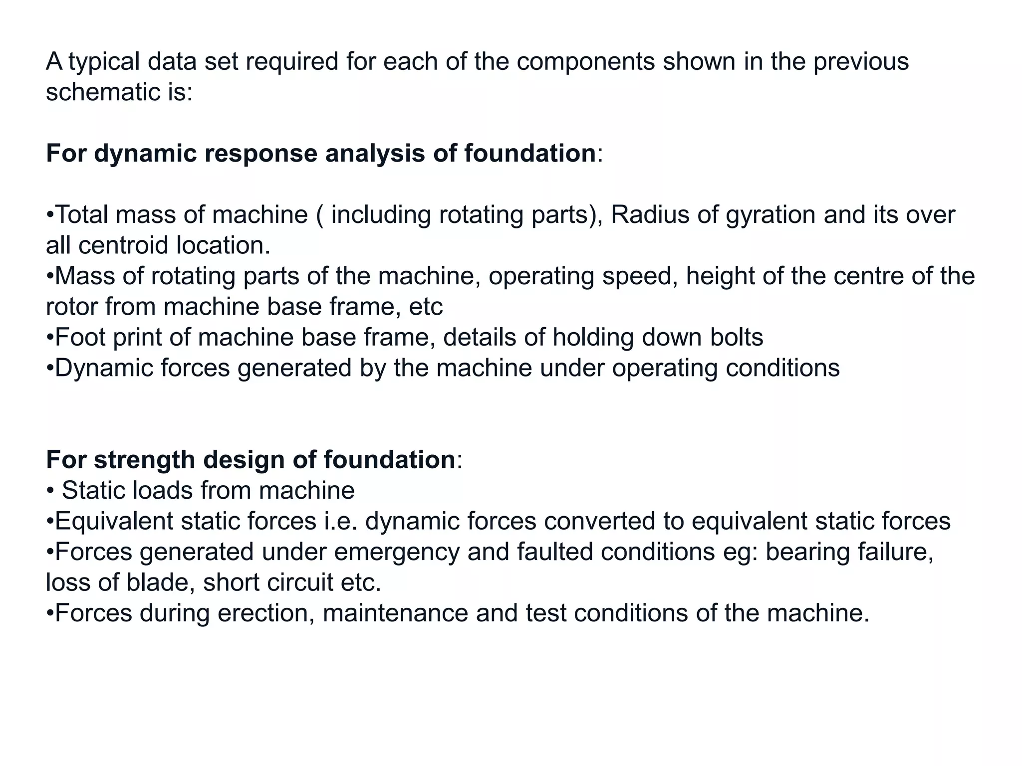 Machine Foundation Design | PDF