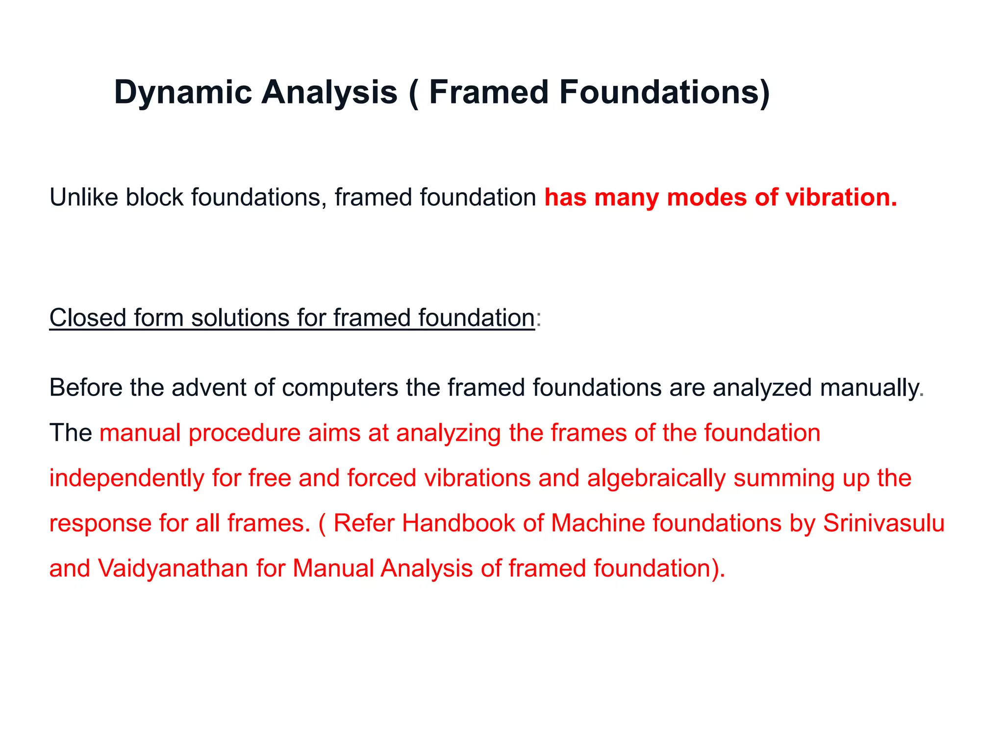 Machine Foundation Design | PDF