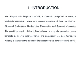 Machine Foundation Design | PDF