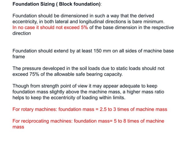 Machine Foundation Design | PDF | Civil Engineering Industry | Industries