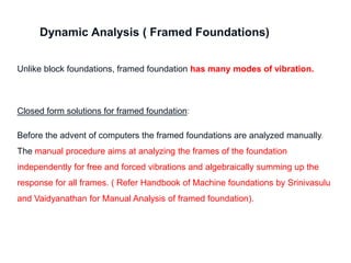 Machine Foundation Design | PDF