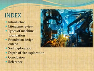Machine foundation | PPTX