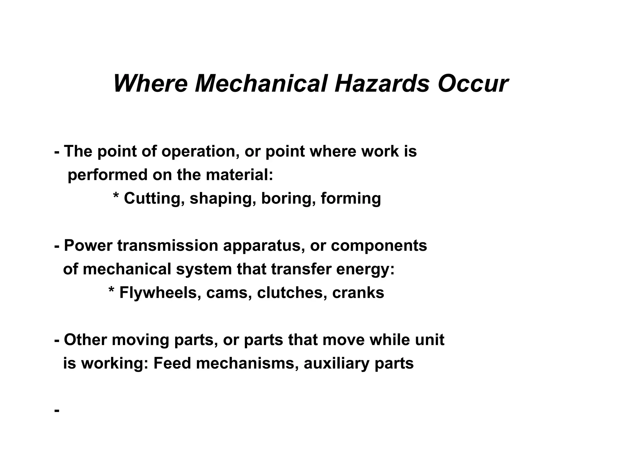 Machine Guarding.ppt safety training machine | PPT