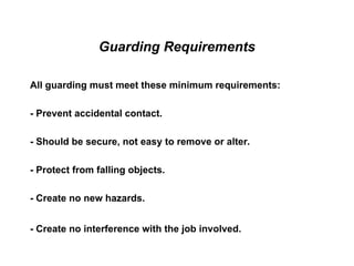 Machine Guarding.ppt safety training machine | PPT