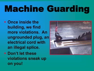 Estudio de las protecciones en las máquinas | PPT