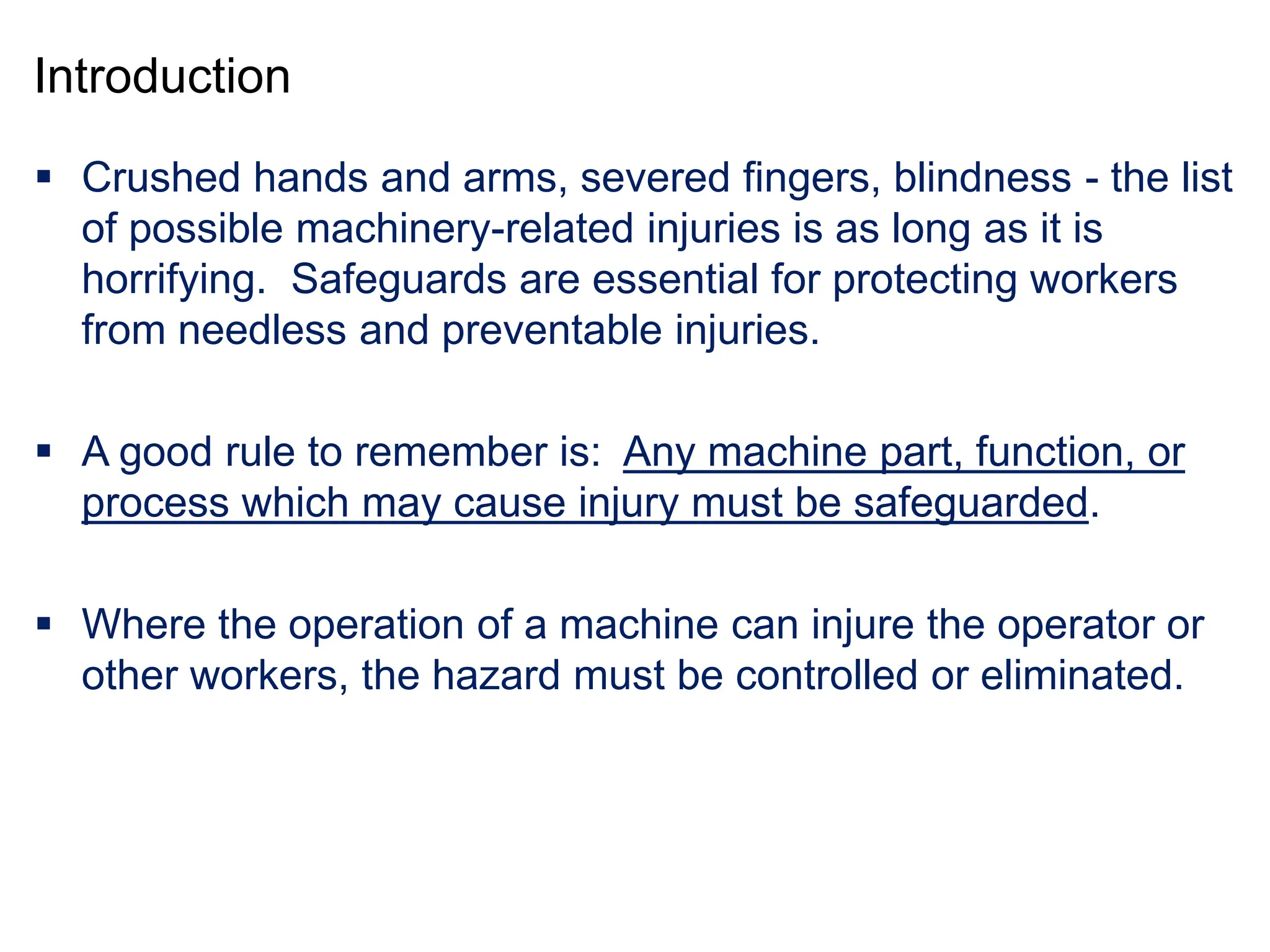 Machine Guarding and Amputation Hazards.pptx | First Aid | Injuries