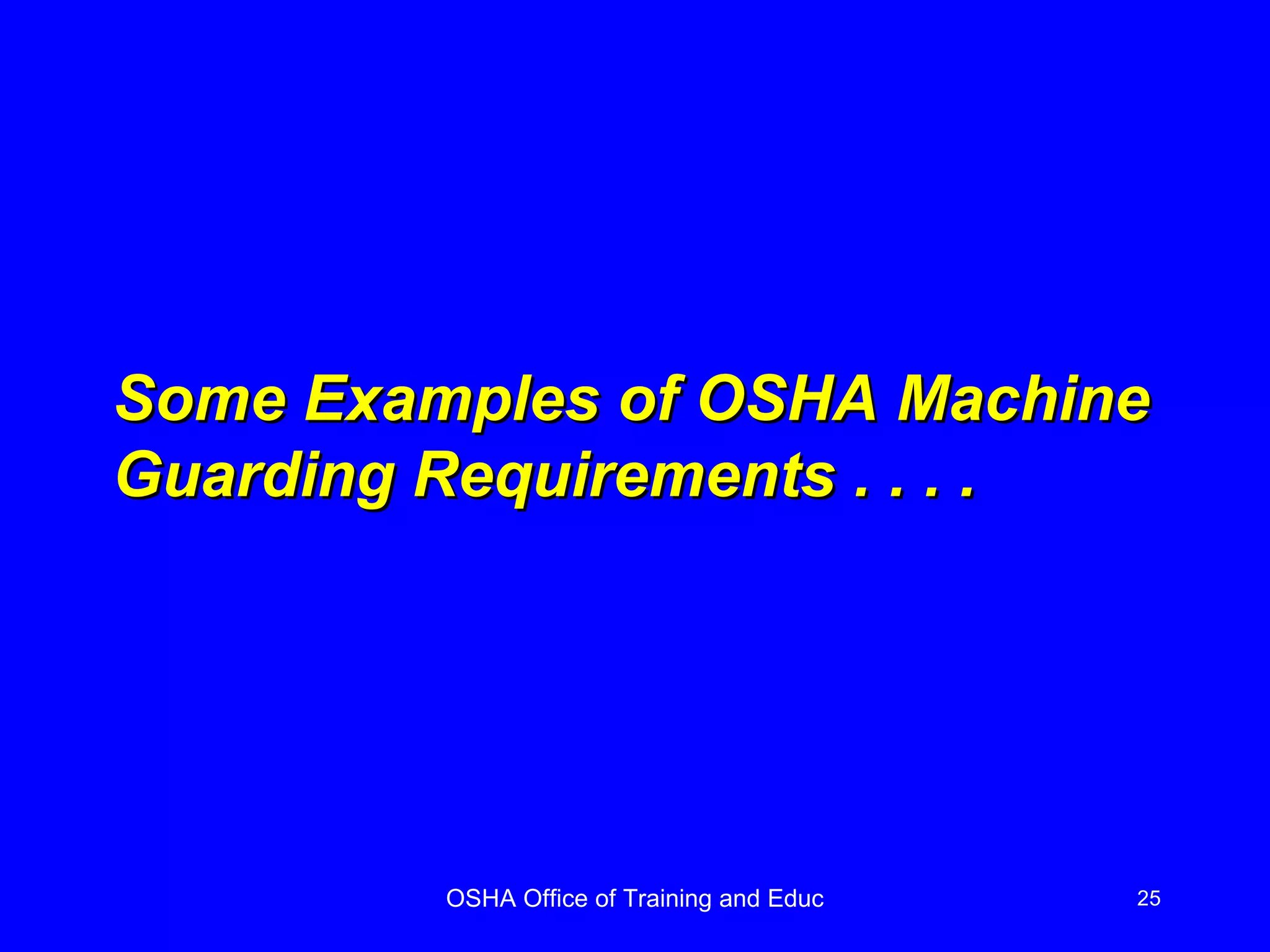 Machine Guarding Ppt | PPT