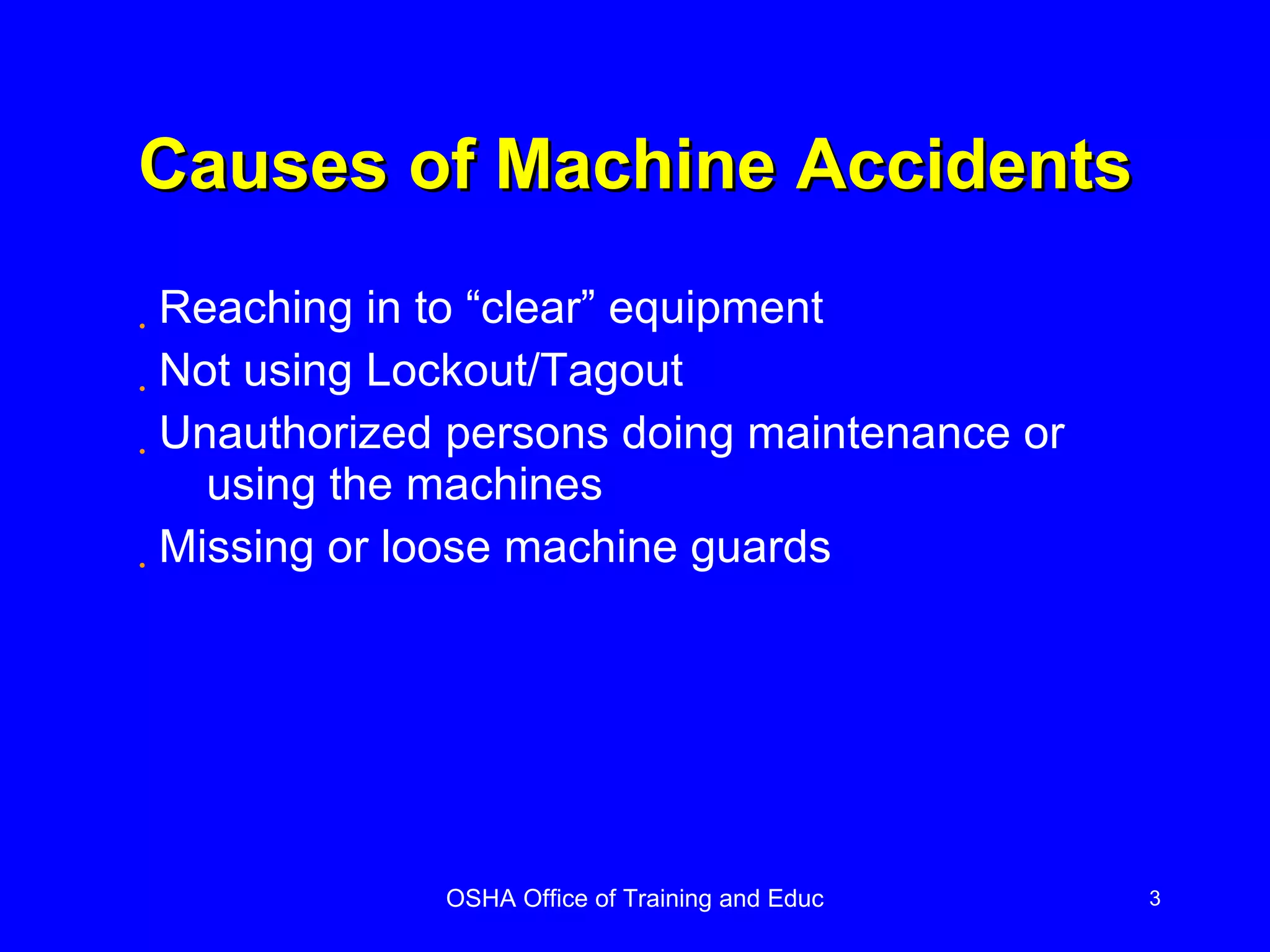 Machine Guarding Ppt | PPT