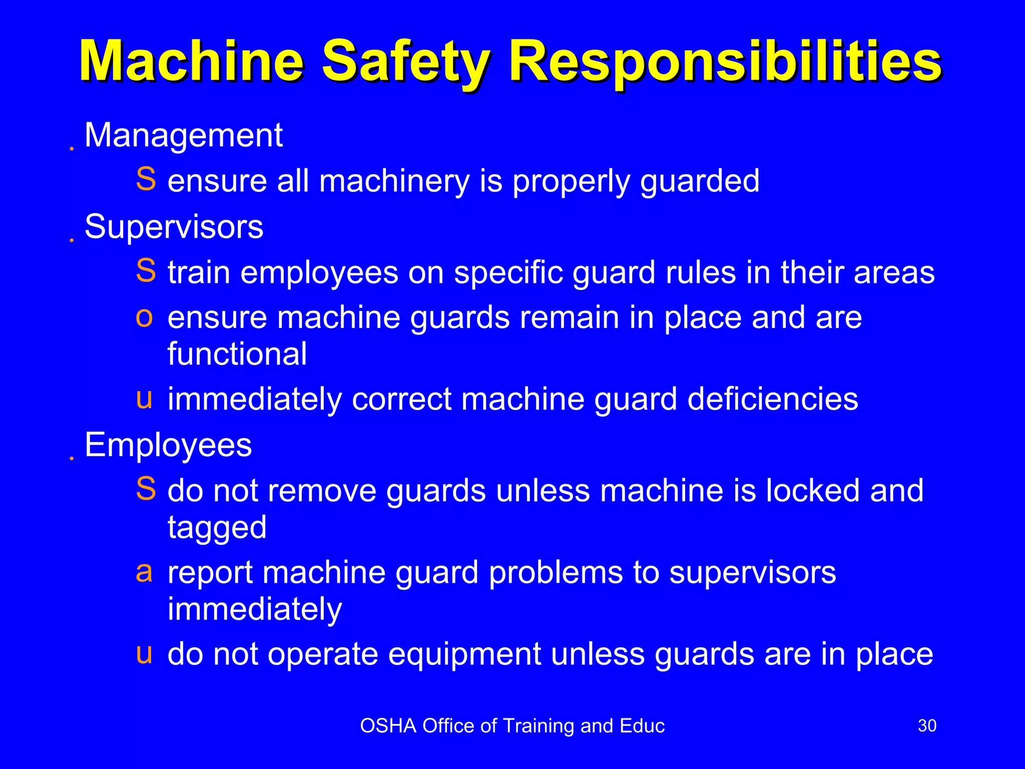 Machine Guarding Ppt | PPT