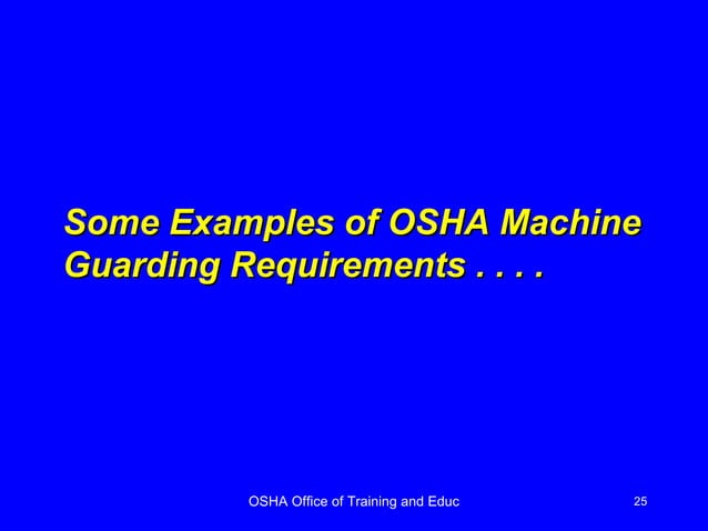 Machine Guarding Ppt Ppt Injuries Diseases And Conditions