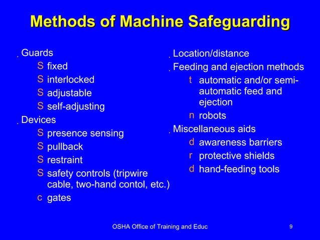 Machine Guarding Ppt | PPT | Injuries | Diseases and Conditions