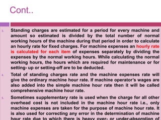 Machine hour rate | PPTX