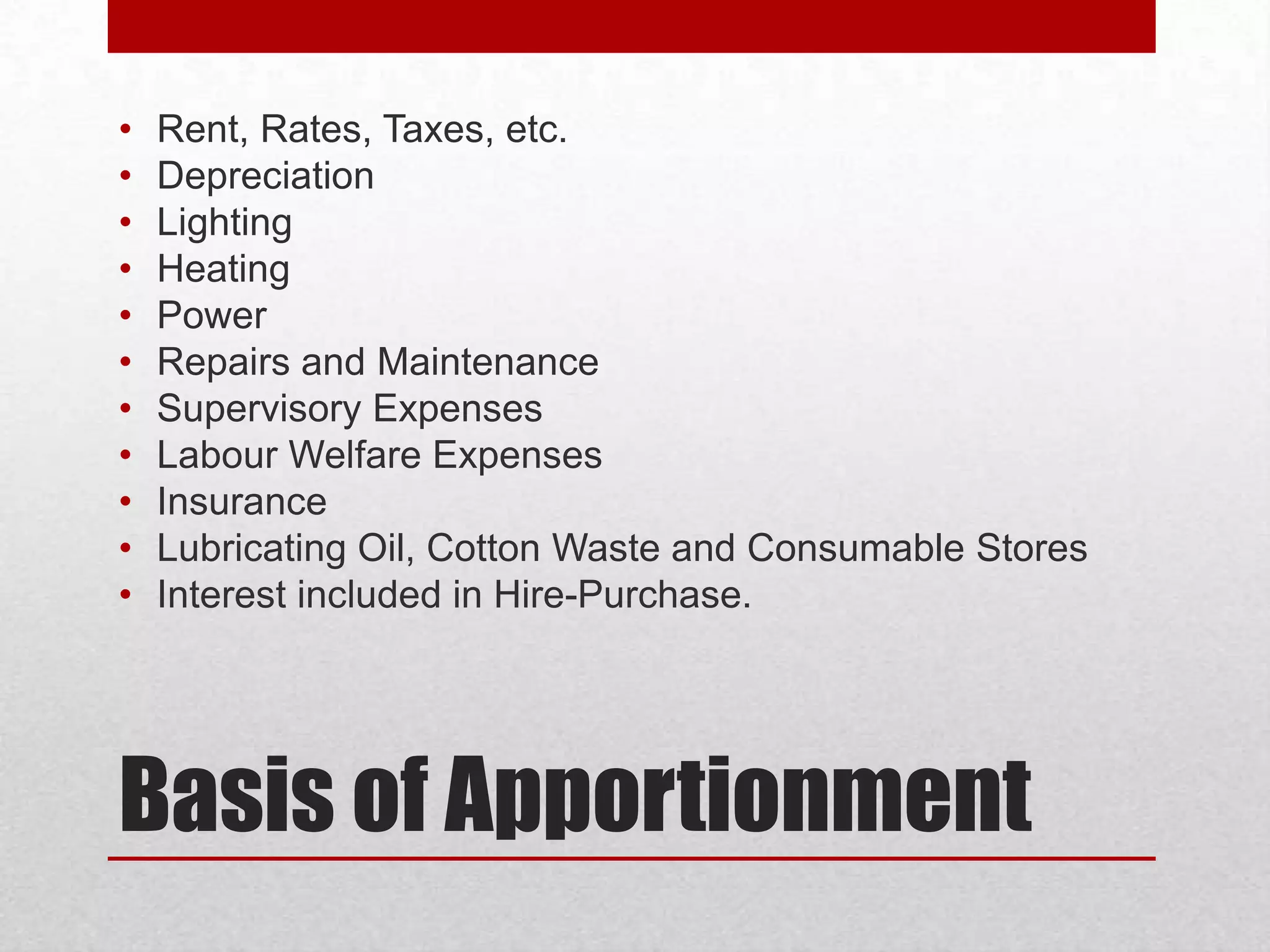 Machine hour rate method | PPTX