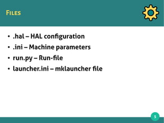 Machinekit - Machinekit Basics Workshop | PPT