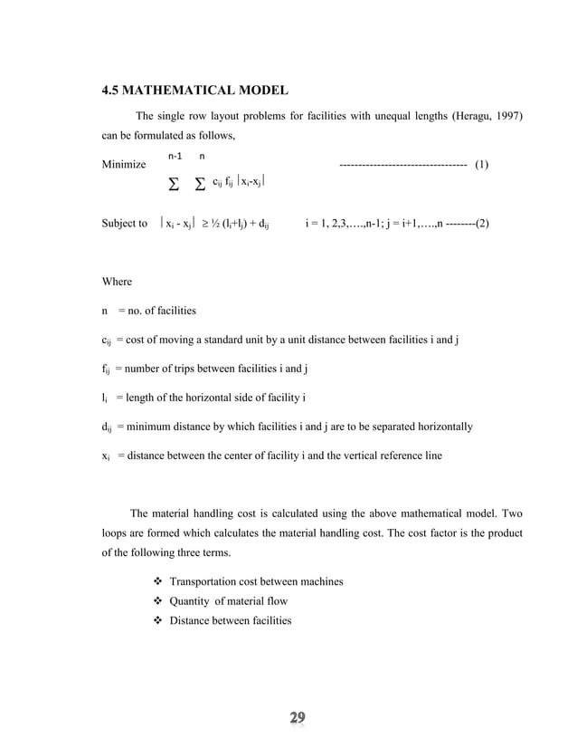 Machine Layout Design and Optimization | PDF | Mechanical and ...