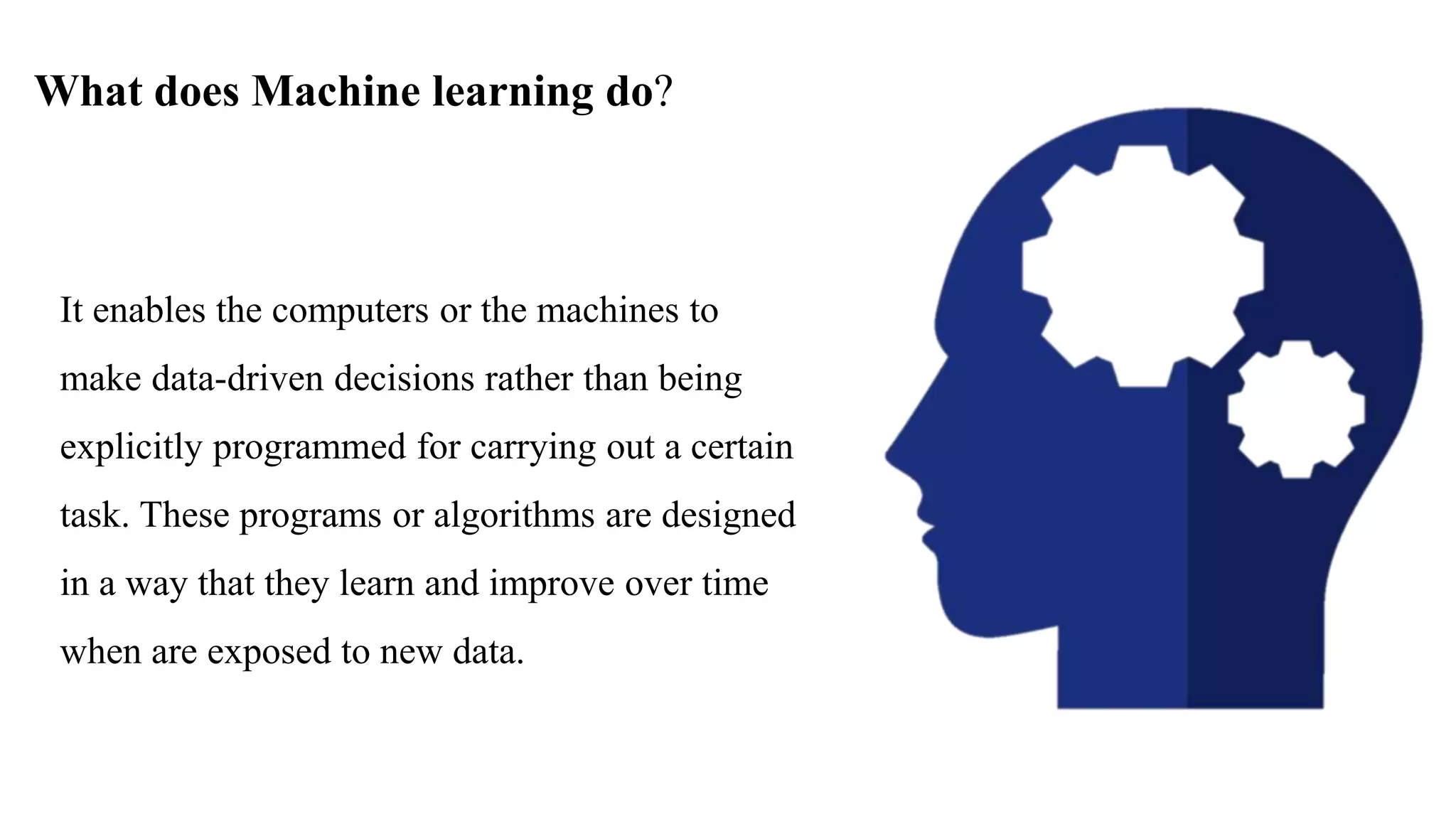 Machine learning | PPTX | Computing | Technology & Computing