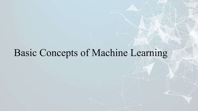 Machine learning | PPTX | Computing | Technology & Computing