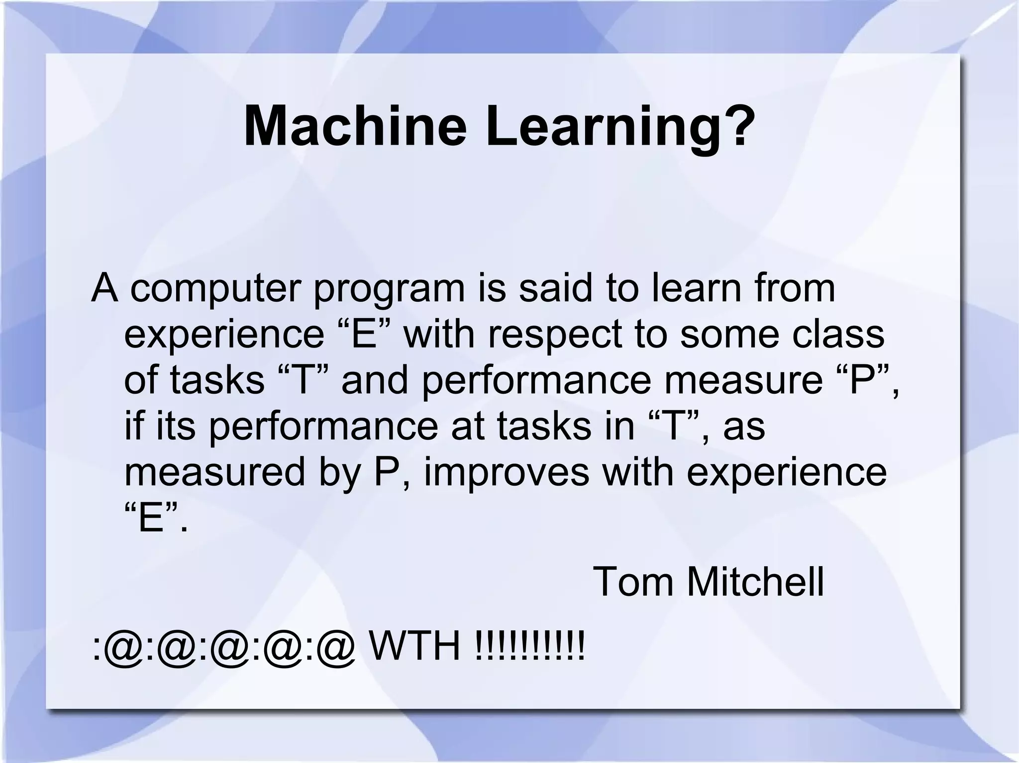 Machine learning do's and Dont's | ODP