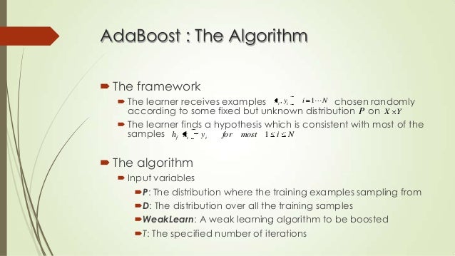Machine learning with ADA Boost
