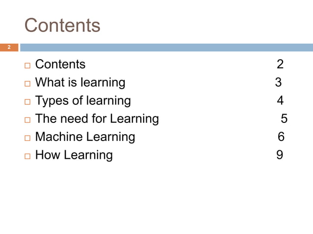 Machine learning | PPTX