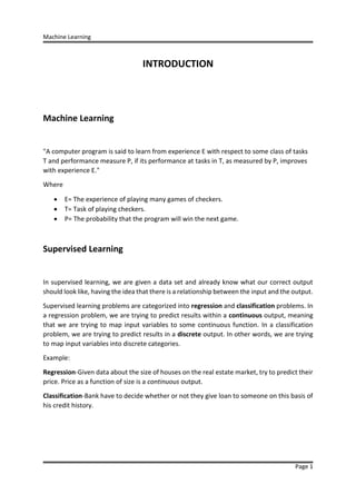 Machine learning | PDF