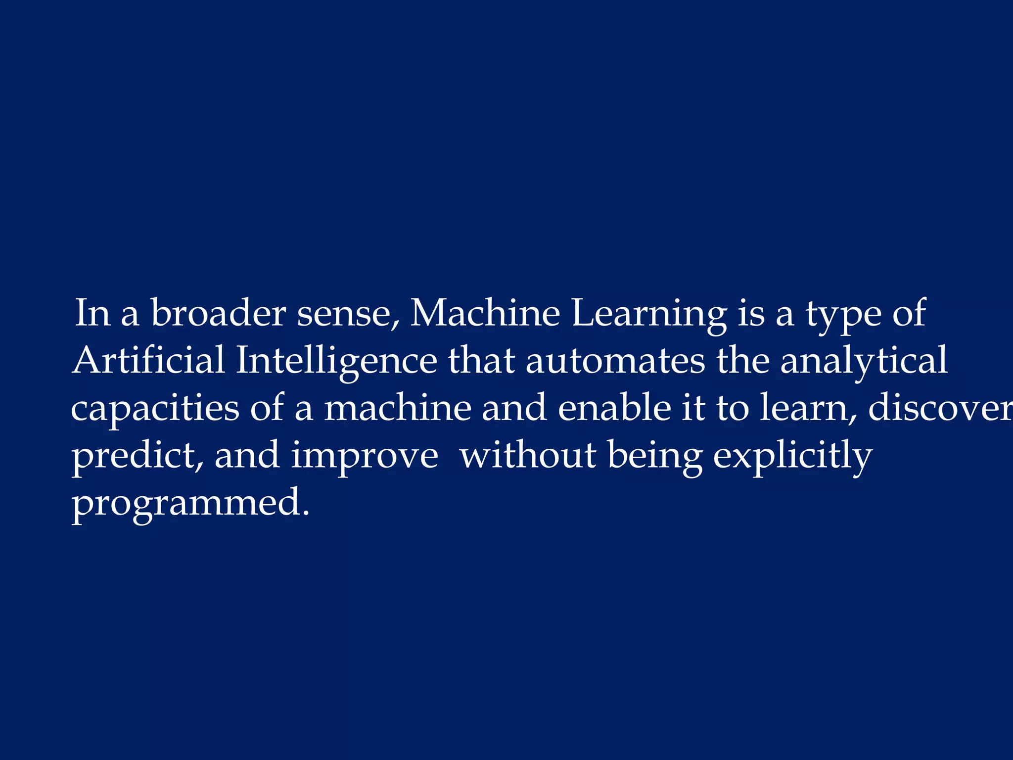 Machine learning | PPTX