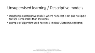 Machine learning | PPTX