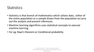 Machine learning | PPTX