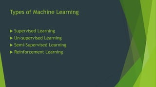 Machine learning | PPTX