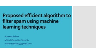 Machine learning | PPT