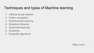 Machine learning | PPTX