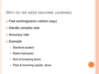 Machine learning by AI | PPT