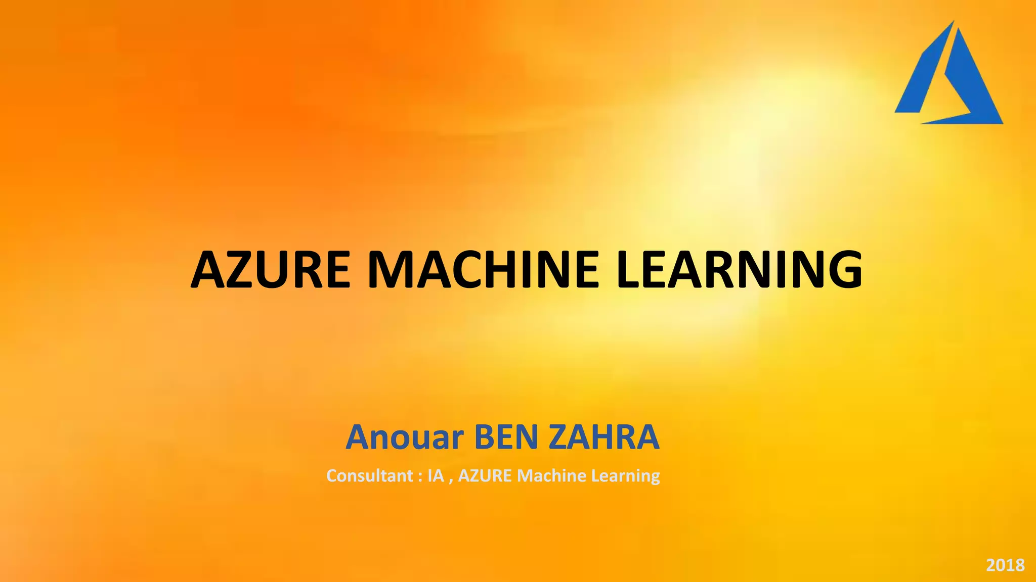 Azure Machine Learning | PPTX
