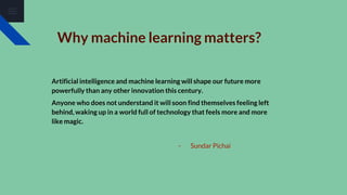 Introduction To Machine Learning | PPT