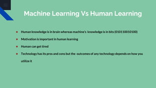 Introduction To Machine Learning | PPT