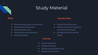 Introduction To Machine Learning | PPT
