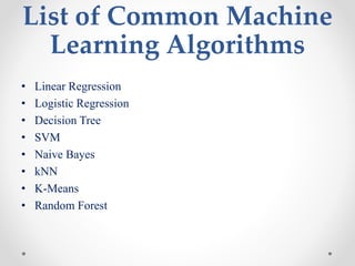Machine learning | PPT