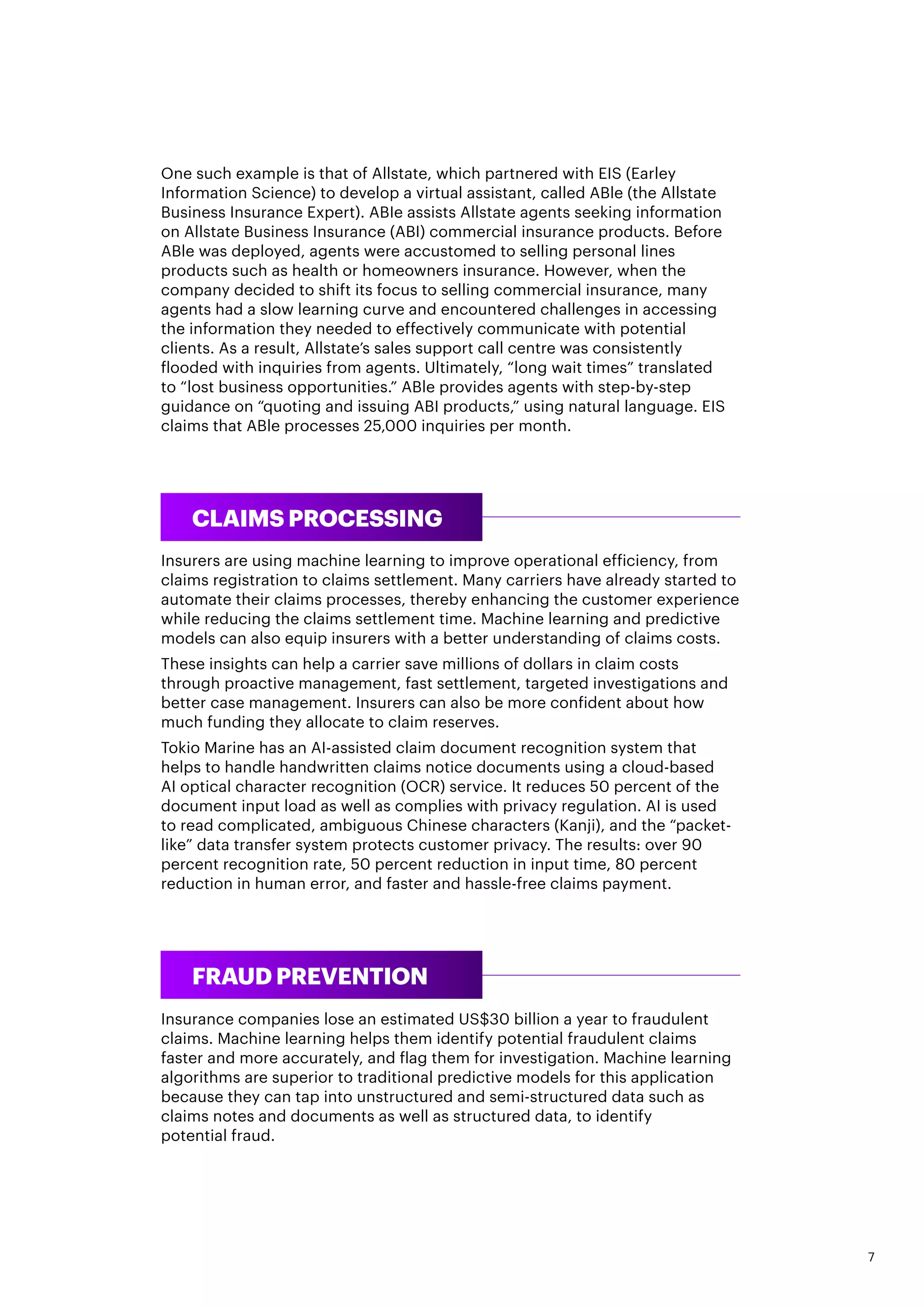 Machine Learning In Insurance | PDF