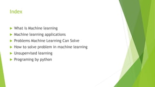 Machine learning | PPTX