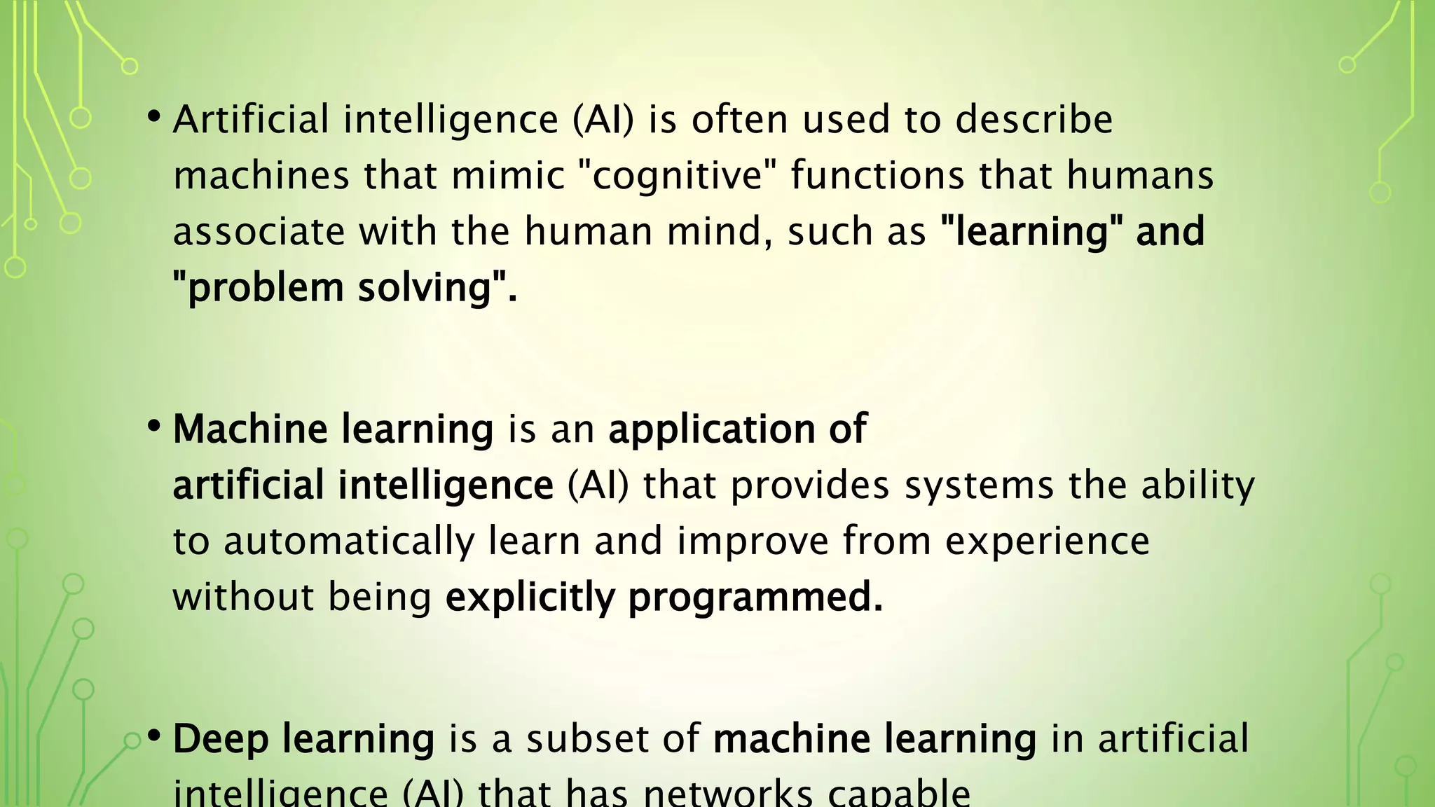 Machine learning | PPTX
