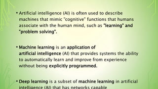 Machine learning | PPTX