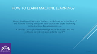 Machine learning | PPT