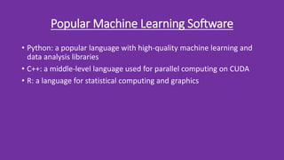 Machine learning | PPTX | Artificial Intelligence | Technology & Computing