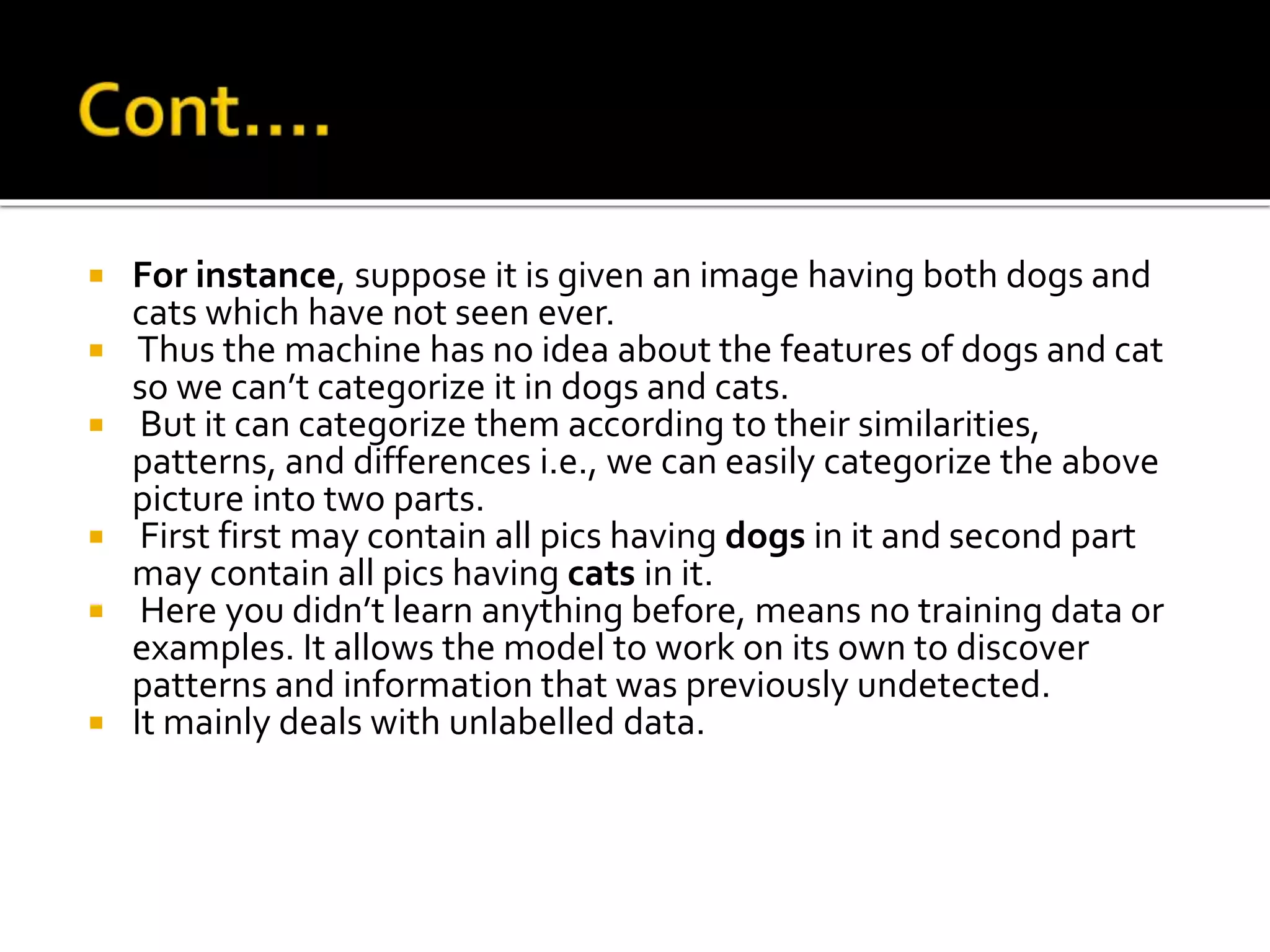 Machine learning(UNIT 4) | PPTX