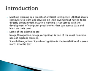 Machine learning | learnbay | PPTX | Technology Industry | Industries