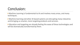 Machine learning | PPTX